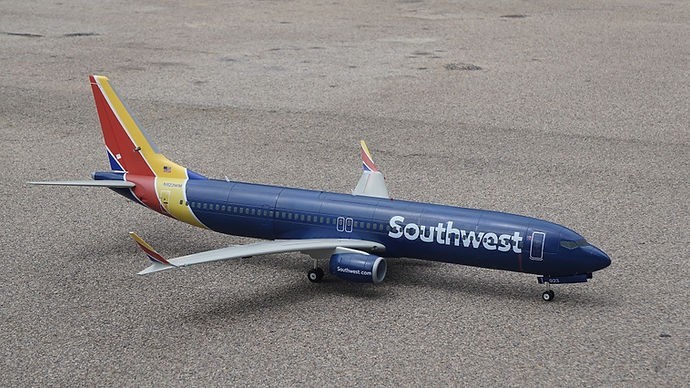 1:30 Scale Boeing 737 MAX 9 Twin 50mm EDF 1300mm Wingspan RC Scale ...