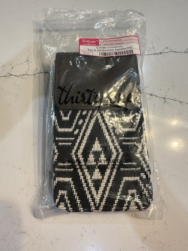 Thirty One 31 Call Me Crossbody & Strap Rio Weave NWT Aztec Black Purse ...