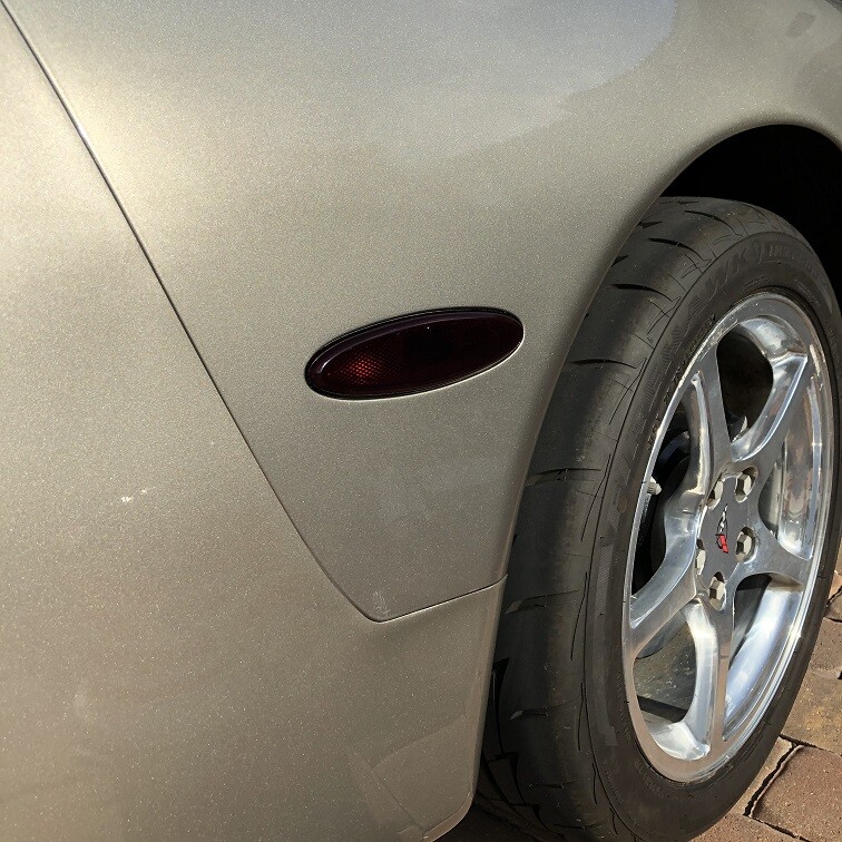 Corvette C5 1997-2004 Rear Tail Light Blackout Kit 9 Pcs Smoke Vinyl ...