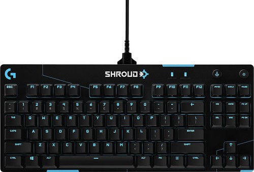 5099206092341 Logitech G PRO X Shroud Keyboard Black Logitech ...