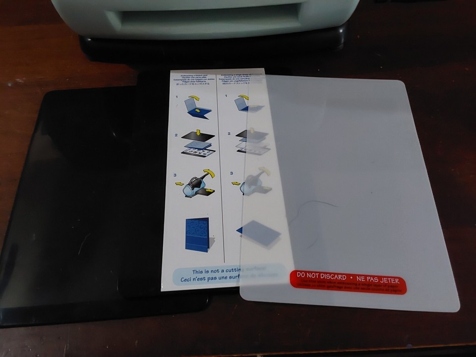 Sizzix Texture Boutique Embossing Machine Blue And Black Purse Style ...