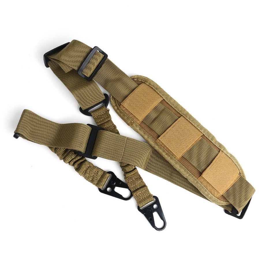 2 Point Sling Strap/QD M-LOK Swivel Mount /D Ring Loop ButtStock Sling ...