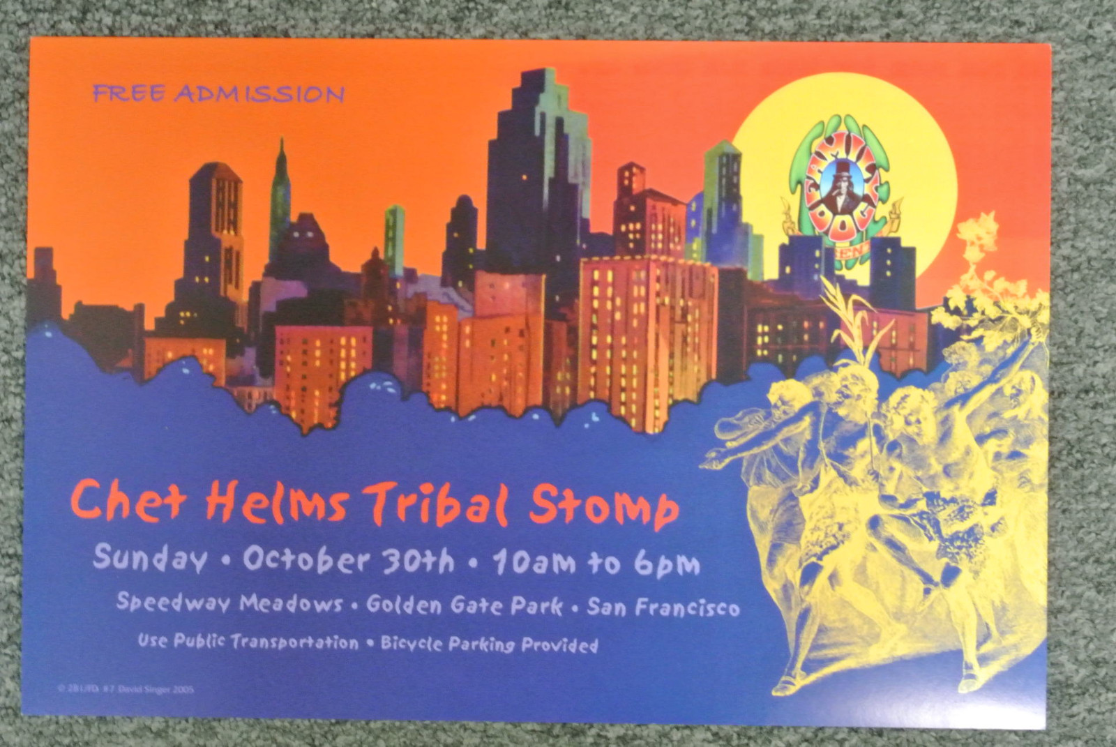 2005 Chet Helms Tribute Family Dog Tribal Stomp (set of 16 posters ...
