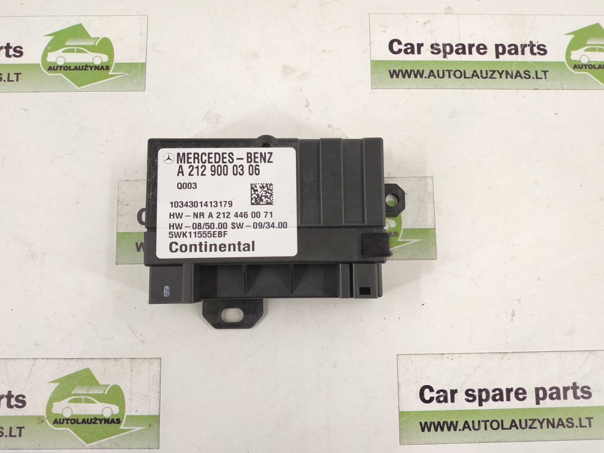 MERCEDES-BENZ E-CLASS T-MODEL S212 FUEL DELIVERY PUMP RELAY A ...