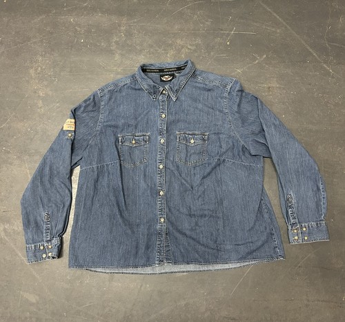 Harley Davidson V-Twin Power Women’s Denim Jean Jacket Size 3W | eBay