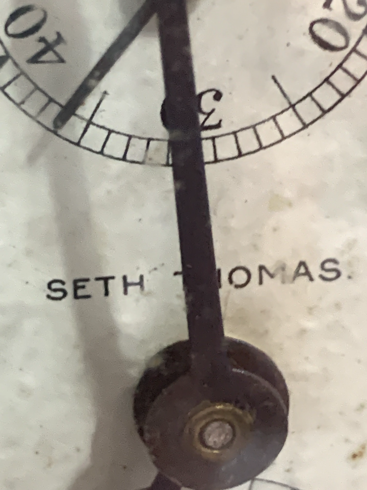 ANTIQUE SETH THOMAS METAL TABLE LONG ALARM CLOCK CIRCA 1909 | eBay