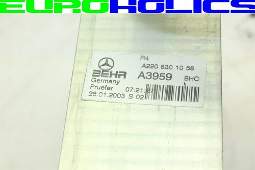 OEM Mercedes W215 CL500 03-06 A/C AC Evaporator Radiator 2208301058 | eBay