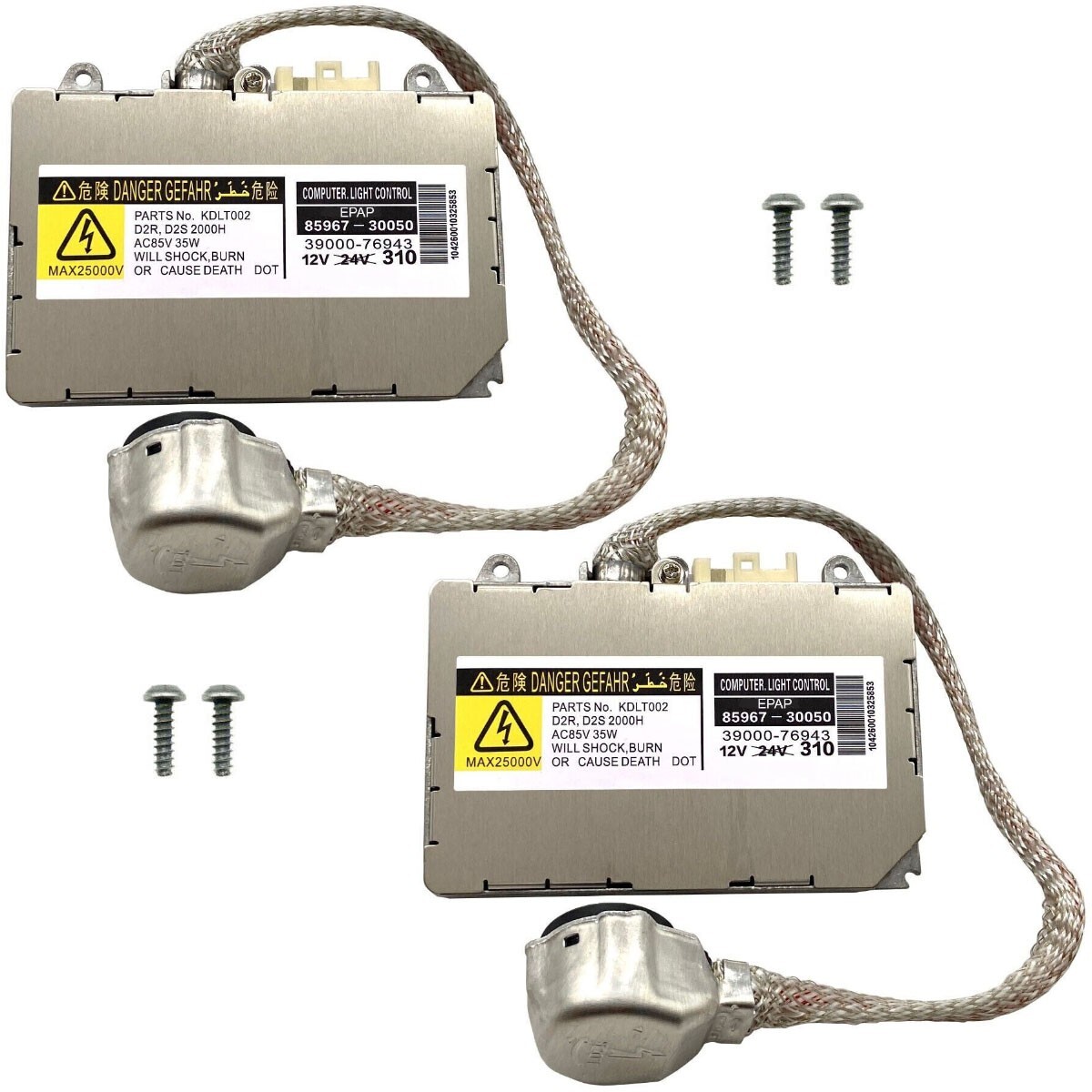 2x New For Toyota Avalon Sienna Xenon Ballast Bulb Control Unit Module ...