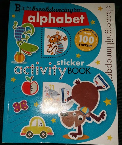 Alphabet Sticker Activity Book 50+ pages Paperback | eBay