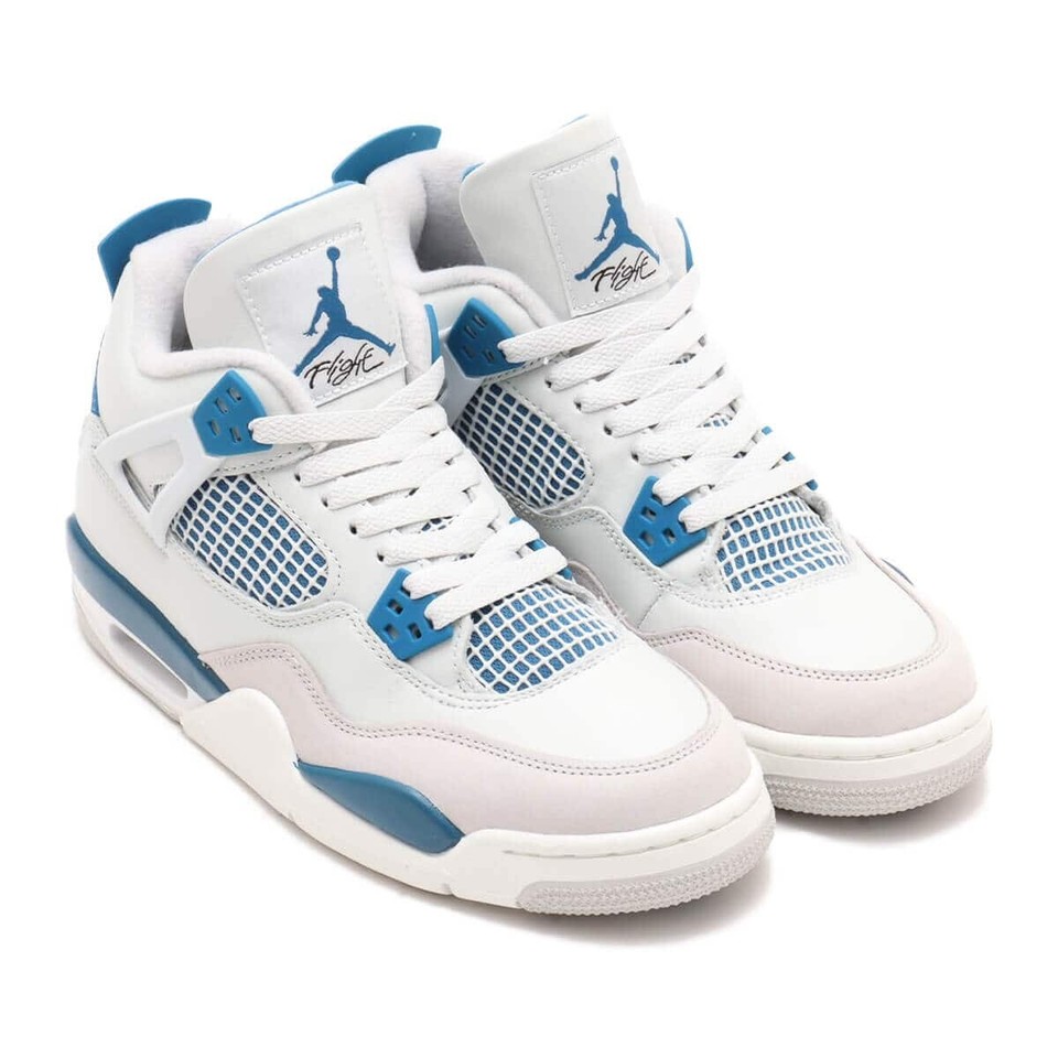 Nike GS Air Jordan 4 Retro "Industrial Blue" HF4281-141 Sneakers ...
