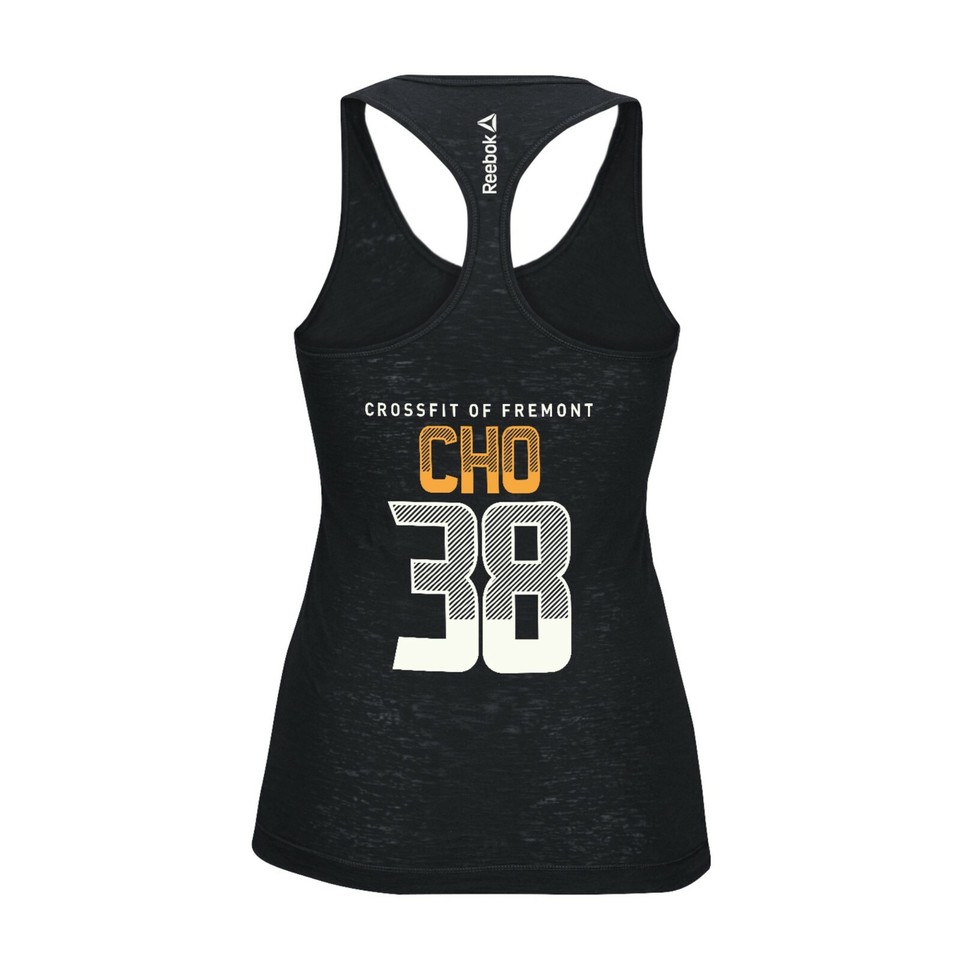 Chyna Cho Reebok 2015 CrossFit Games Women's Black Tank Top AV8792 | eBay
