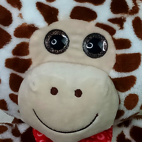 HUGFUN Baby Giraffe 12" Plush Toy Stuffed Animal Happy Red Bow Tie | eBay