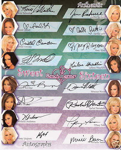 2008 BENCHWARMER - MARY RILEY - SWEET SIXTEEN - 16 AUTOGRAPH CARD | eBay