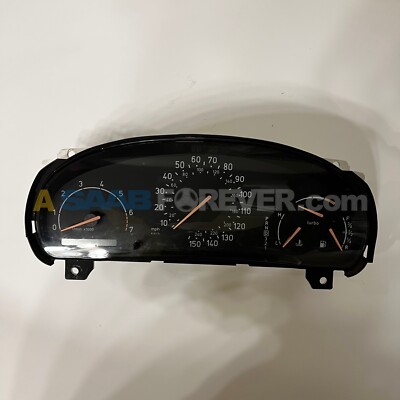 SAAB 9-3 9-5 INSTRUMENT CLUSTER GAUGE SPEEDOMETER MPH TURBO AUTO USED ...