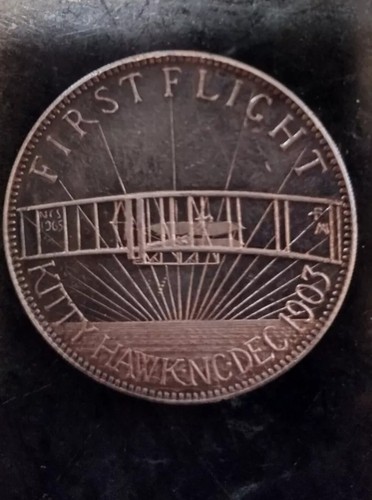 Rare! 1965 NCS First Flight! Sterling Silver Coin Wright Brothers ...