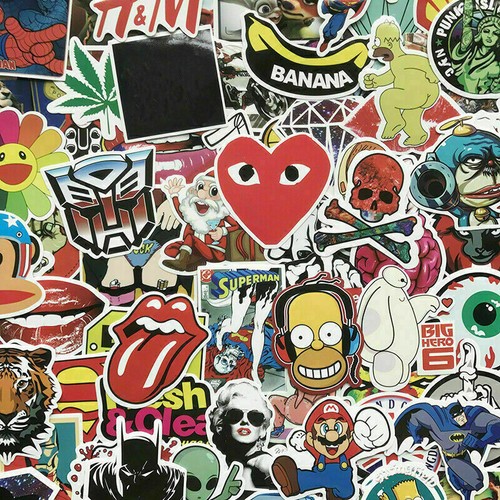 100 Pack Stickers Bomb JDM Car Motorcycle Racing Helmet Vinyl ATV UTV ...
