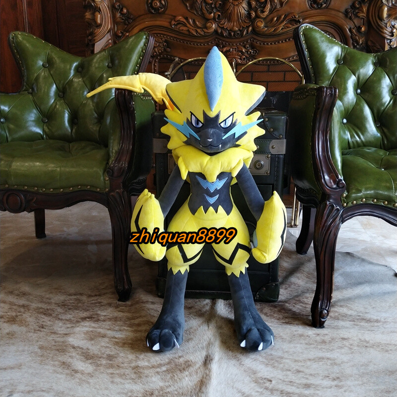 Game Giant Zeraora 75cm Plush Doll Pillow Cosplay Stuffed Toy Xmas Kid ...
