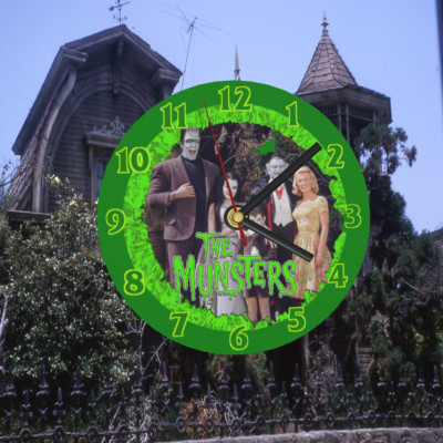 8" The Munsters Custom Clocks & Gifts | eBay