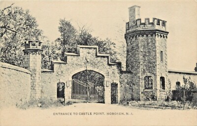 A View Of The Entrance To Castle Point, Hoboken, New Jersey NJ 1907 | eBay
