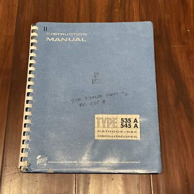 Manuals & Books - Cathode Ray Oscilloscopes