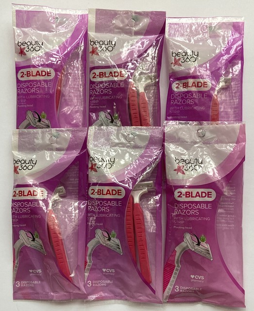CVS Twin Blade Disposable Razors 3 Twin Blade Pivot Plus With ...