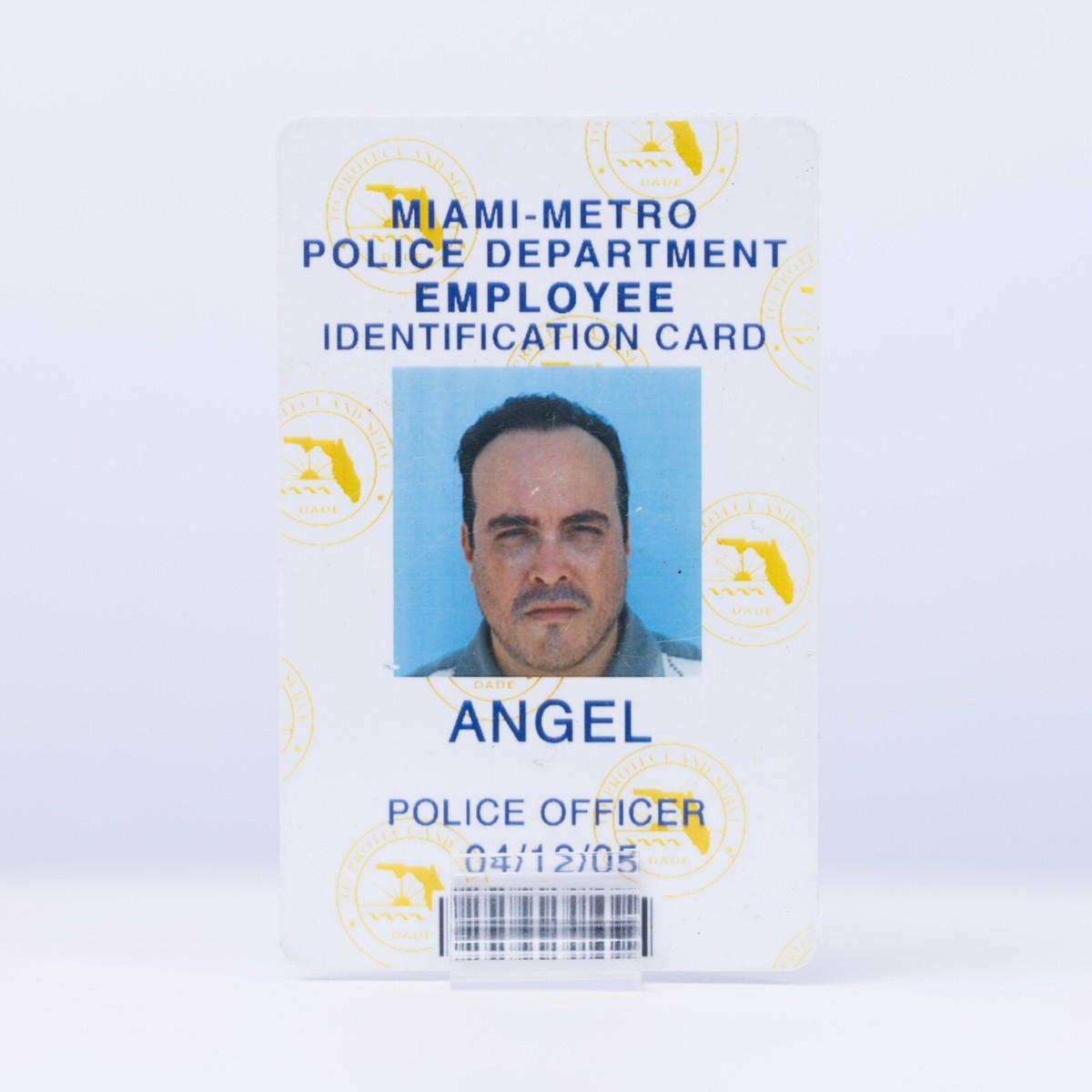 Placa De Policia Del Metro De Miami