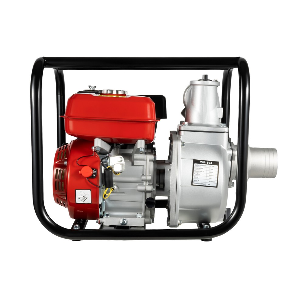 3" 7.5HP Agricultural Irrigation Water Pump Garden Farm Gas Powered ...