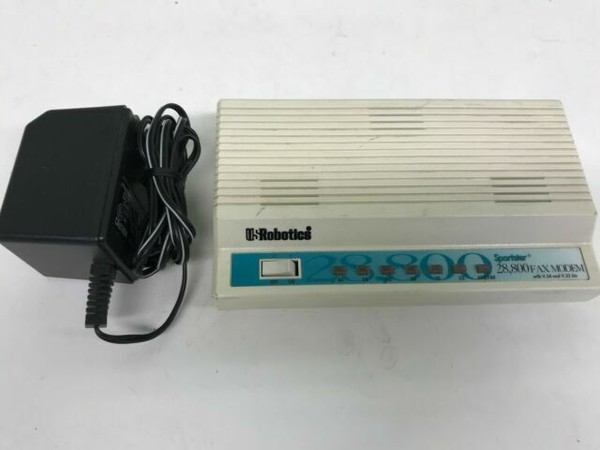 USRobotics Cje-0340 Data Fax Modem Sportster 28800 W/ Cables for sale ...