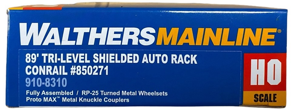 Walthers Mainline 910-8310 TTKX 850271 Conrail Tri-Level Shielded Auto ...
