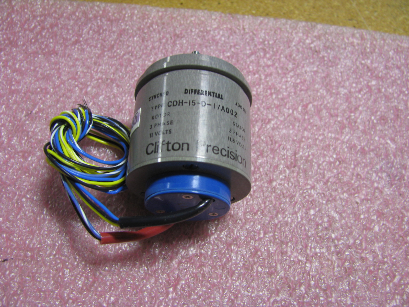 CLIFTON PRECISION DIFFERENTIAL SYNCHRO # CDH-15-D-1/A002 NSN 5990-00 ...