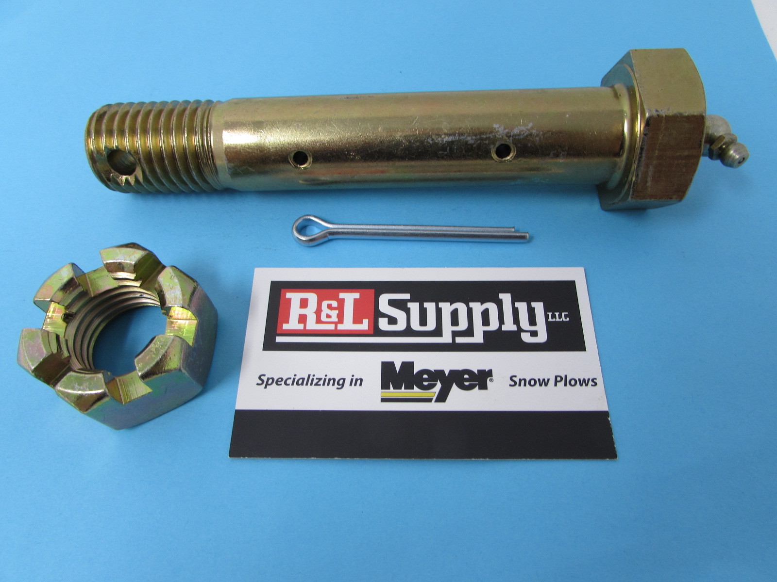 GENUINE MEYER SNOW PLOW GREASABLE KING PIVOT BOLT & NUT LOT PRO 22398 ...