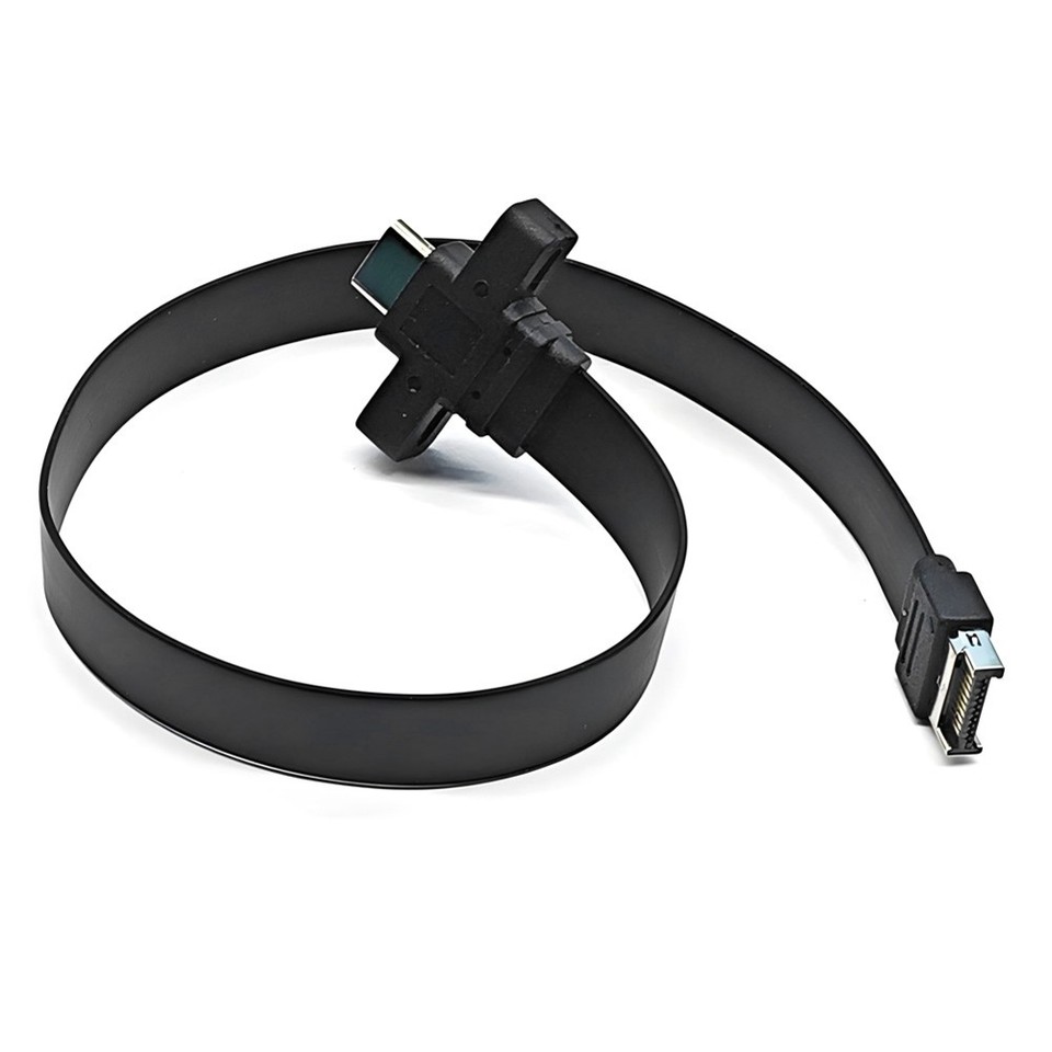 2X(Connectors USB 3.2 Front Panel Extension Cable,GEN2x2 Baffle ...