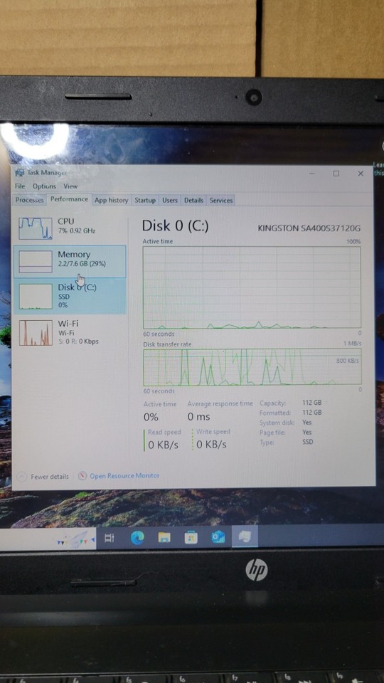 HP Laptop 2000-2B19WM AMD E-300 1300MHz 8GB 120GB SSD Win 10 Pro | eBay