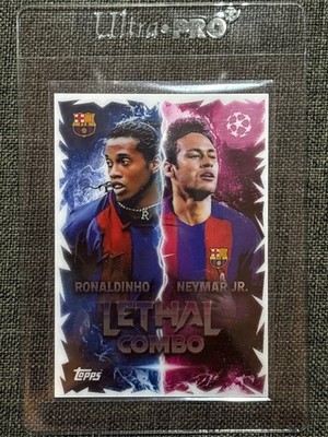 Topps Match Attax Champions League 2025/26 Lethal COMBO RONALDINHO NEYMAR JR | eBay