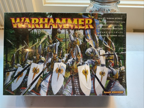 Warhammer Fantasy High Elf Warriors Regiment NIB SEALED Plastic - OOP ...