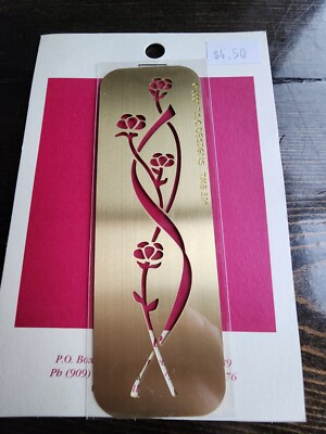 Brass Embossing Stencil Floral Flowers Spring TSC 2001 New Vintage ...