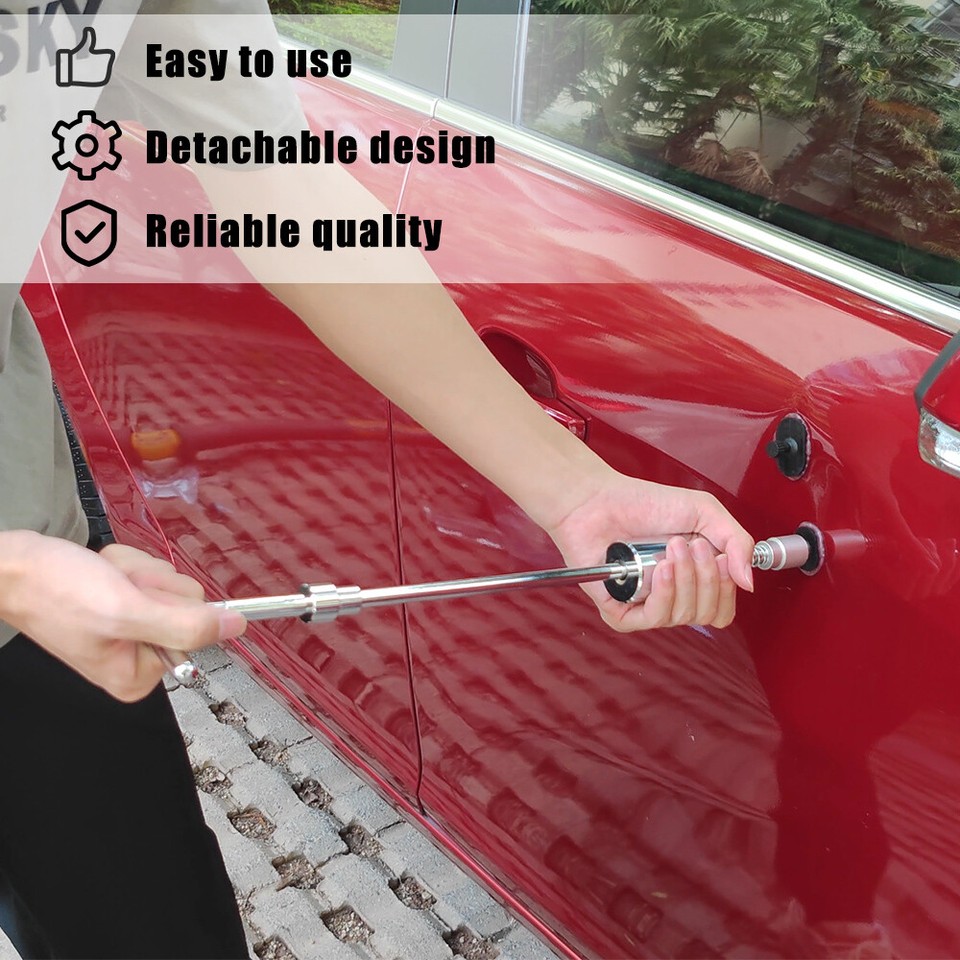 PDR All Set Car Dent Paintless Repair Kits Tools Puller Push Rods ...