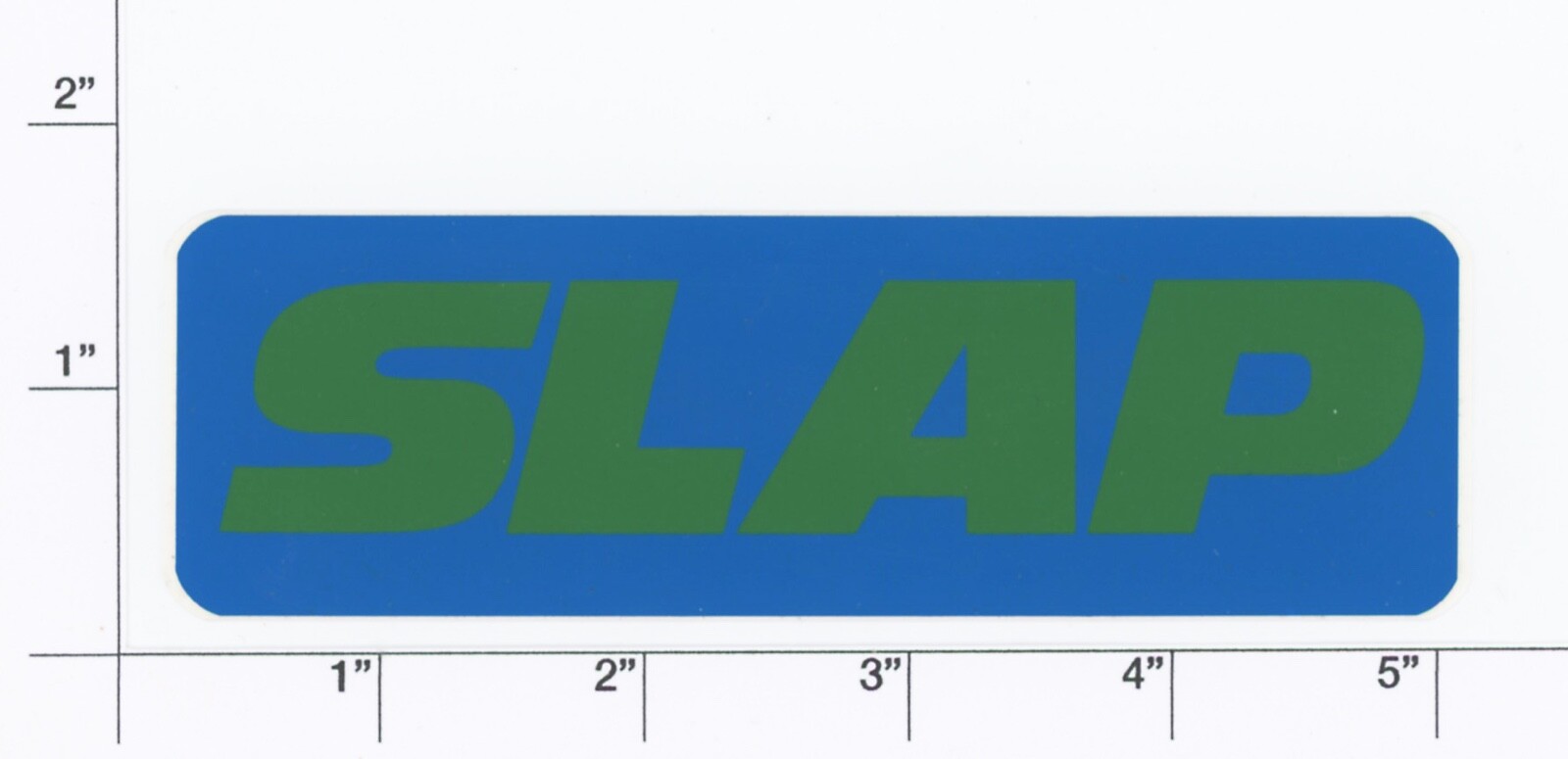 Slap Skateboard Magazine logo vintage sticker NOS Blue and Green | eBay