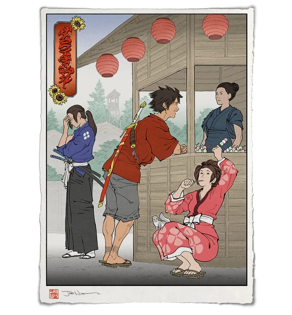 Samurai Champloo Art Style