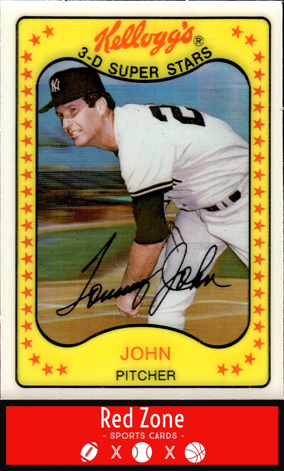 1981 Kellogg's 3-D Super Stars - #52 Tommy John NM Set Break. | eBay