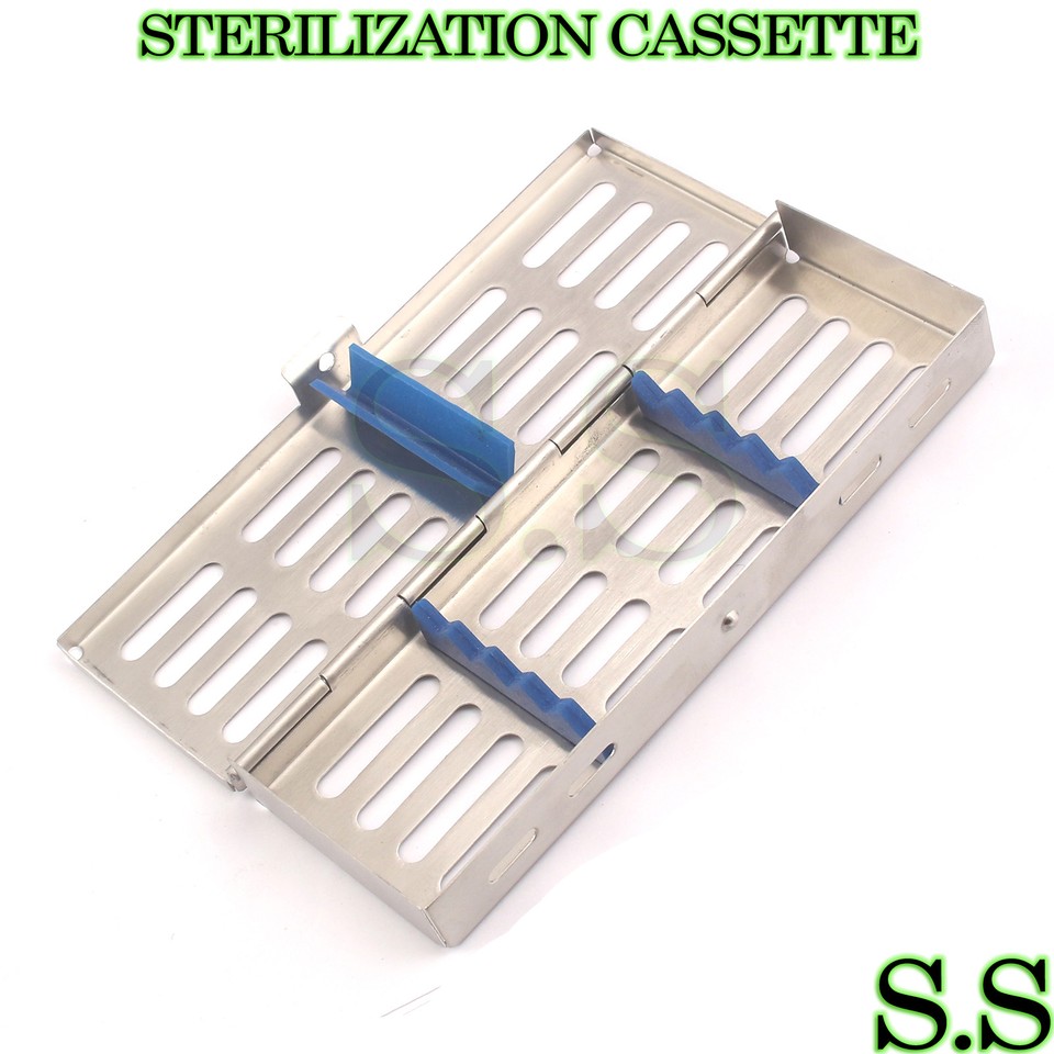 Dental Surgical Autoclave Sterilization Cassette Rack Box Tray For 5 ...