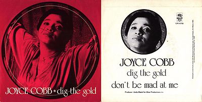 Record 45 RPM Joyce Cobb - Dig the Gold / Don'T Be Mad At Me | eBay