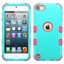 iPod Touch 5th 6th & 7th Gen -Turquoise Blue Pink Impact HARD & SOFT ...