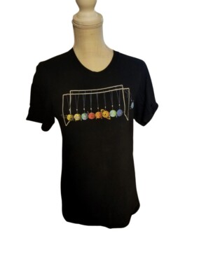 Threadless T-Shirt Black Size Small Planet | eBay