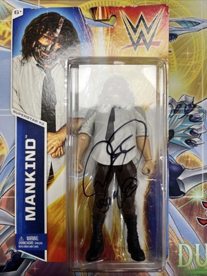 WWE Mankind Mattel Action Figure Autographed JSA Certified | eBay
