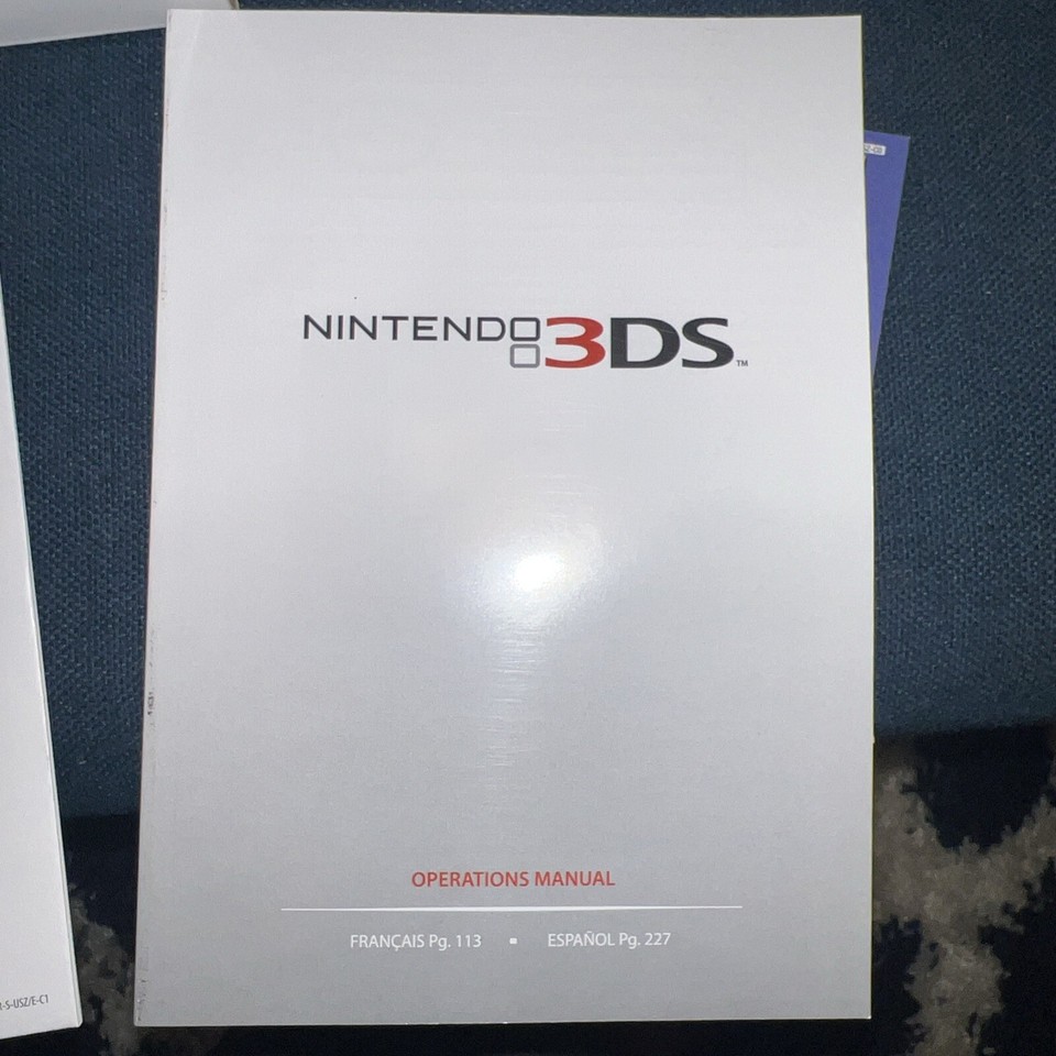 Nintendo 3DS - Box and Manuals Only | eBay