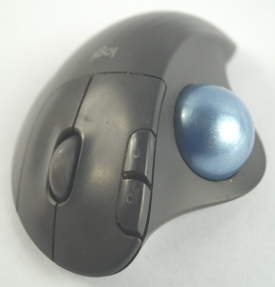 LOGITECH Logi ERGO M575 Wireless Trackball Mouse Gray Pearl Blue ...