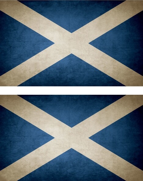 2X Vintage Distressed Flag Sticker Scotland | eBay
