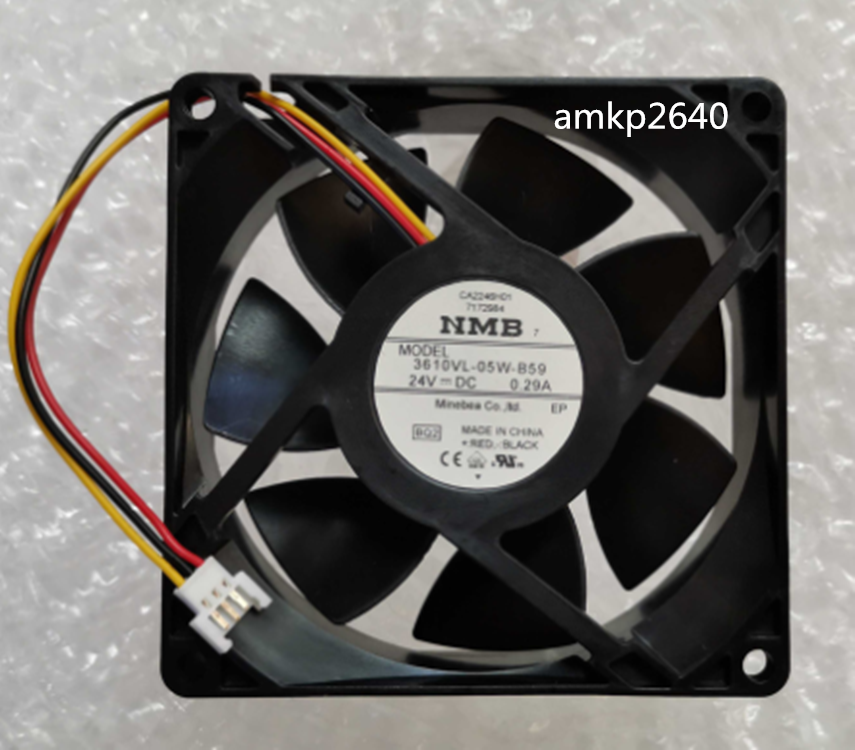 For 1pcs NMB 9025 24V 0.29A 3610VL-05W-B59 09225VA-24N-BL Cooling Fan # ...