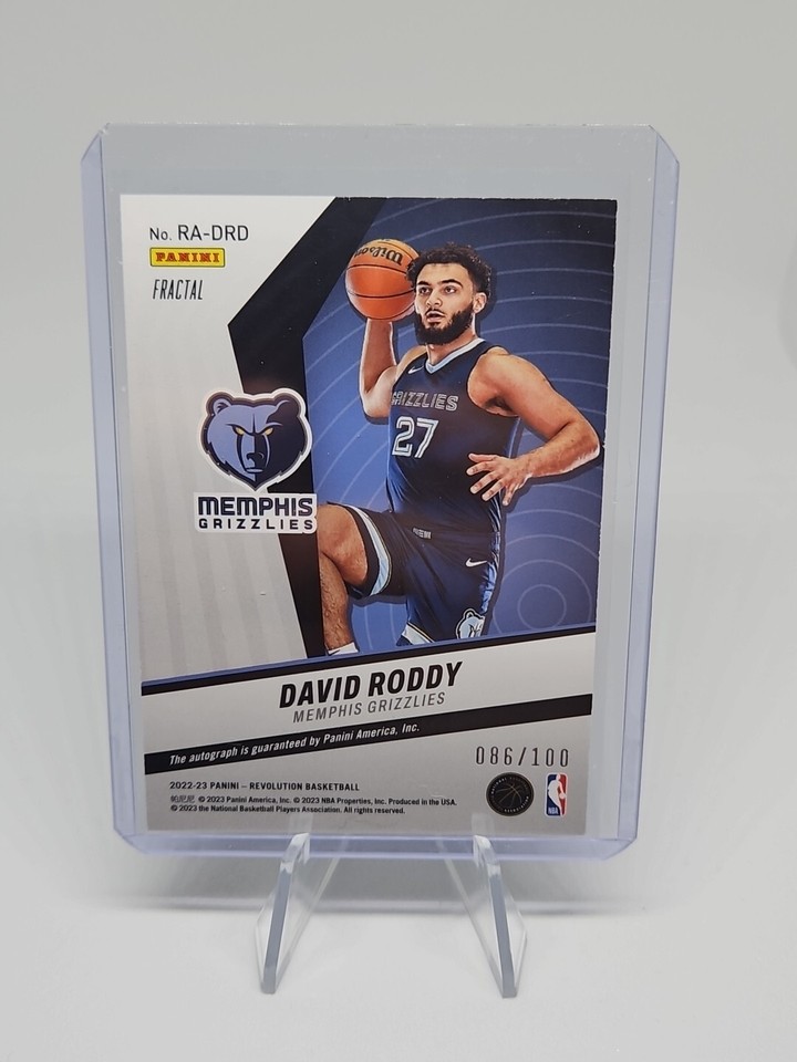 2022-23 Panini Revolution - Rookie Autographs Fractal #RA-DRD David ...